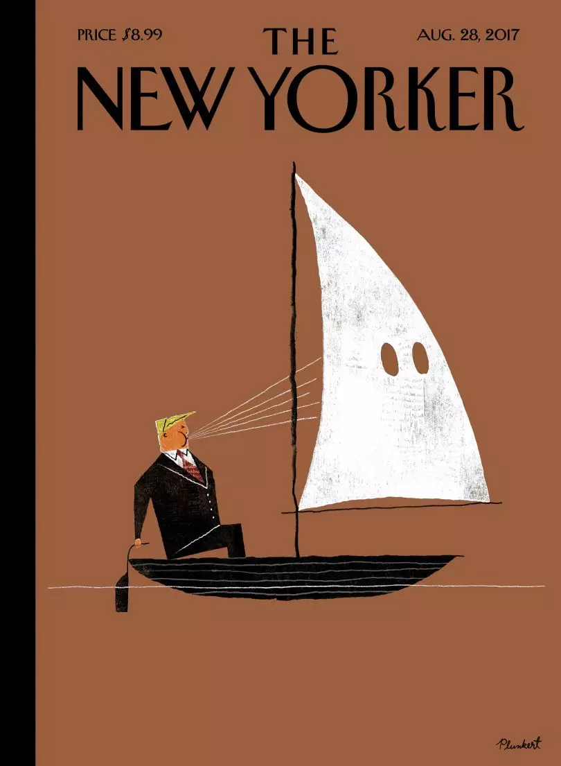 A New Yorker. A kép forrása: David Plunkert