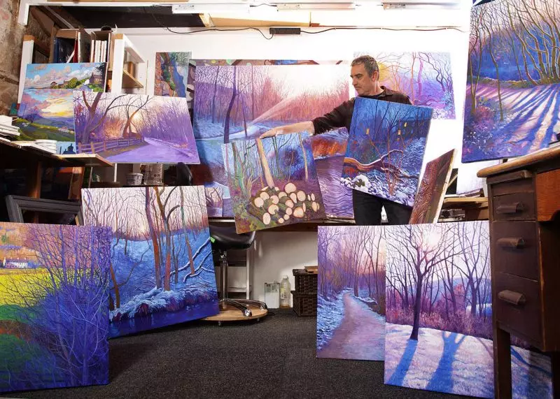 Les peintures oniriques d'arbres de Chris Cyprus ont mis vingt ans à se faire