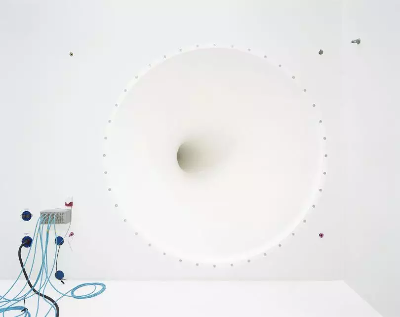 Horn vun akustesch Test Ariichtung (IABG, Ottobrunn, Däitschland) @ Edgar Martins