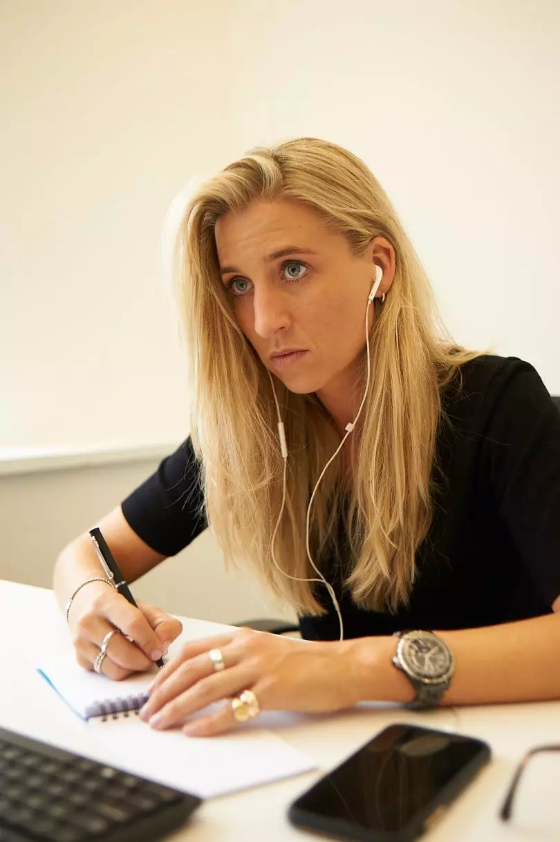 Georgie Hodge, leder af kvindefodbold hos FA-registreret mellemmand Base Soccer Agency. © Milo Belgrove