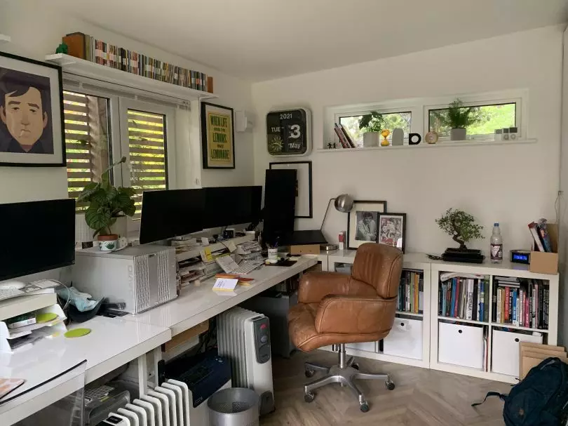 Matt Smith irodája, [Daylight] (https://day-light.co.uk). A kép a művész jóvoltából.