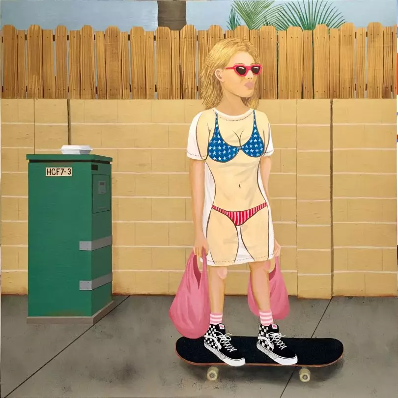 Paintings by Toy Machine founder Ed Templeton that take a cynical view of modern American suburbia 1187_3