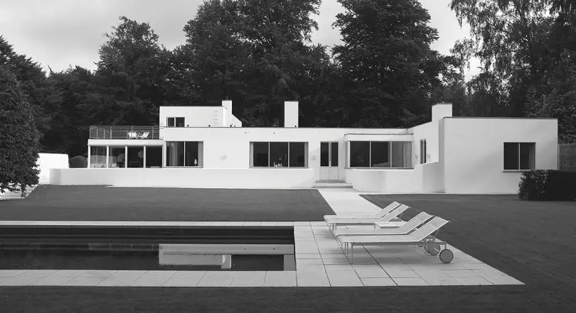 Arne Jacobsen: Balay sa Rothenborg, Klampenborg, Denmark, 1931. Kredito sa hulagway: Richard Powers