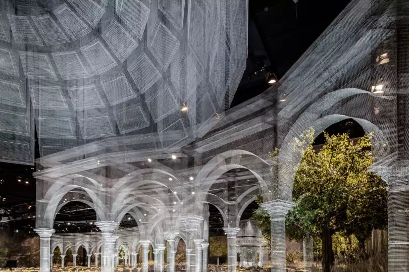 Arsitektur Renaisans kolosal Edoardo Tresoldi dibangun dengan susah payah dari wire mesh 1224_3