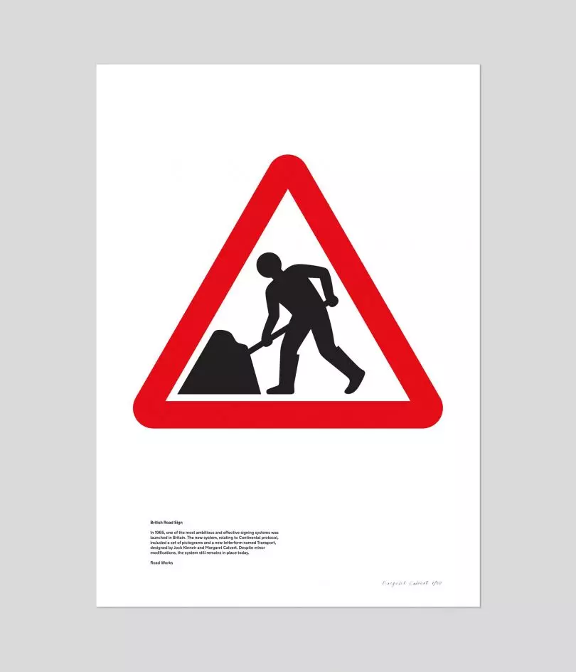 Bag-ong mga screenprint ni Margaret Calvert nagsaulog sa iconic nga status sa British Road Signs 1281_2