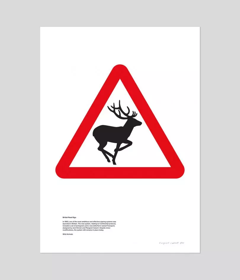 Ipinagdiriwang ng mga bagong screenprint ni Margaret Calvert ang iconic na status ng British Road Signs 1281_4