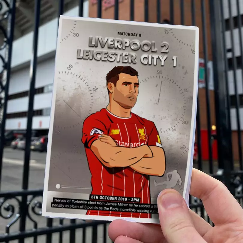 Dave Will's illustrated Liverpool FC postcards that celebrate the beautiful game 1302_2