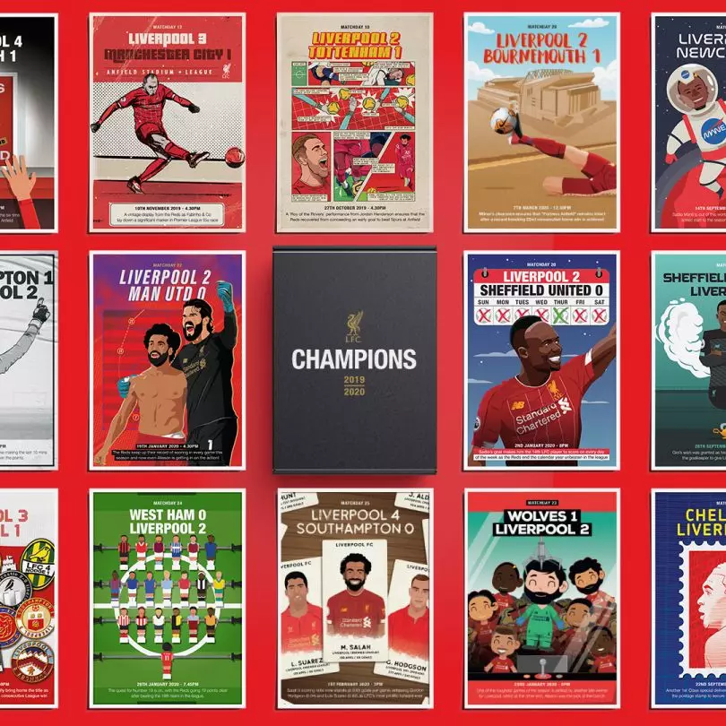 Dave Will's illustrated Liverpool FC postcards that celebrate the beautiful game 1302_6