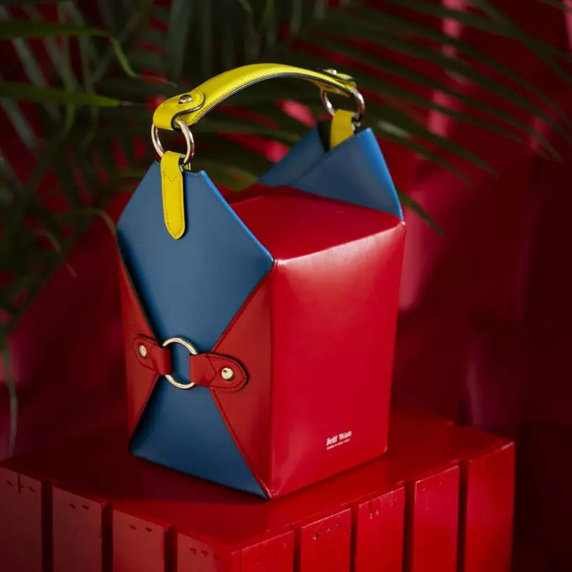 Le Morne Lunch Box Crossbody Handbag de Jeff Wan, gajninto en Moda kaj Vojaĝaj Akcesoraĵoj Dezajnaj Kategorio, 2018-2019