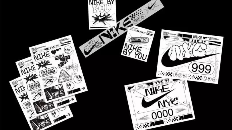 Tendència: vomitar. Nike/NYC. Agència/dissenyador: Phillip Kim