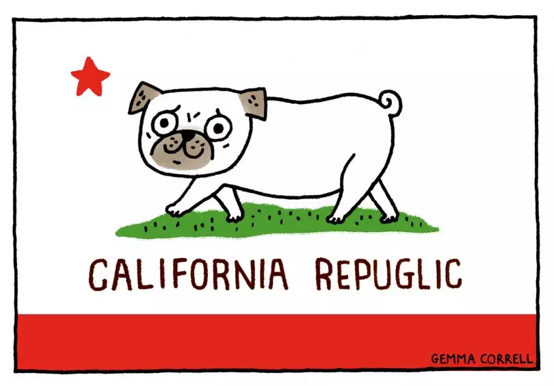 Gemma Correll ceramah ilustrasi, pugs lucu, introversion sarta hirup di cerah California 1366_5
