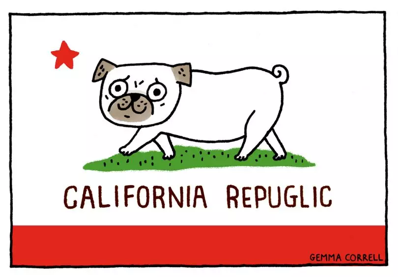 Gemma Correll yayi magana kwatanci, pugs mai ban dariya, gabatarwa da rayuwa a cikin rana California 1366_5