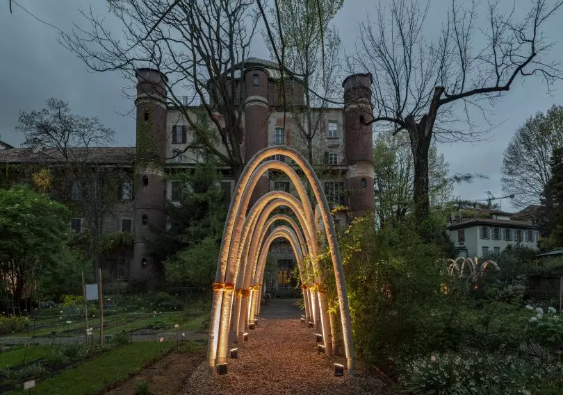 O xardín circular de CRA Associati. Foto de Marco Beck Peccoz