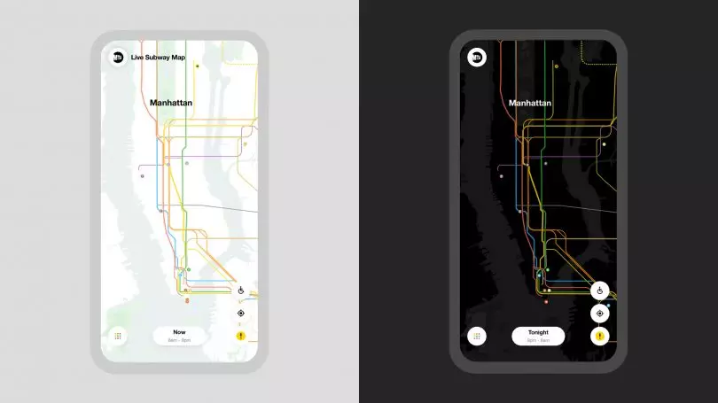 Карта метро Нью-Йорка взята в Інтернеті в рамках амбітного проекту Work & Co 1381_2