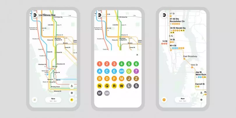 نقشه مترو نیویورک در یک پروژه جاه طلبانه توسط Work & Co به صورت آنلاین گرفته شده است 1381_3
