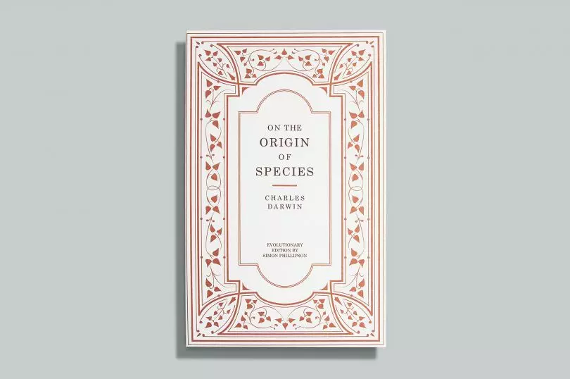 typography tribute to Darwin's On the Origin of Species ສະແດງໃຫ້ເຫັນວິວັດທະນາການຂອງຕົນເອງຂອງຫນັງສື 1425_2