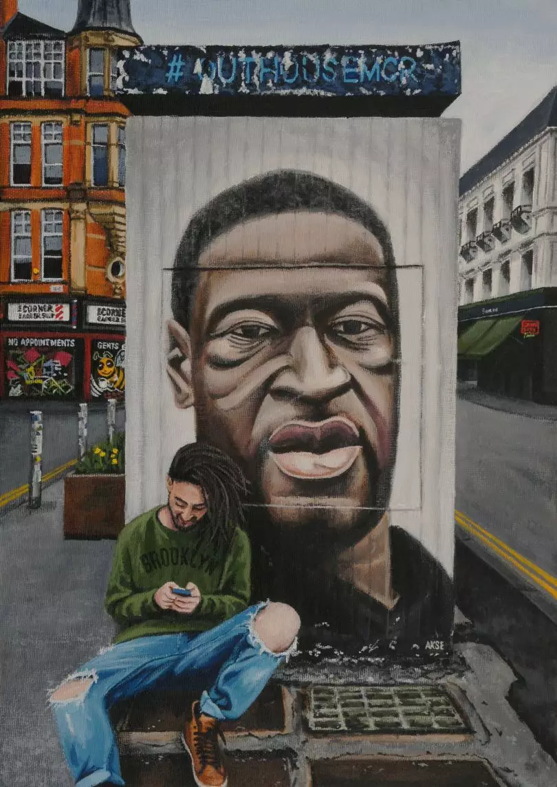 George Floyd, Stevenson Square, 2020 © Peter Davis