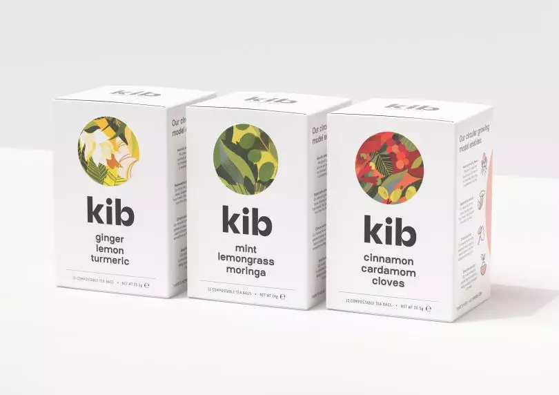 &SMITH's designs for East African herbal tea range Kib are inspired by circularity