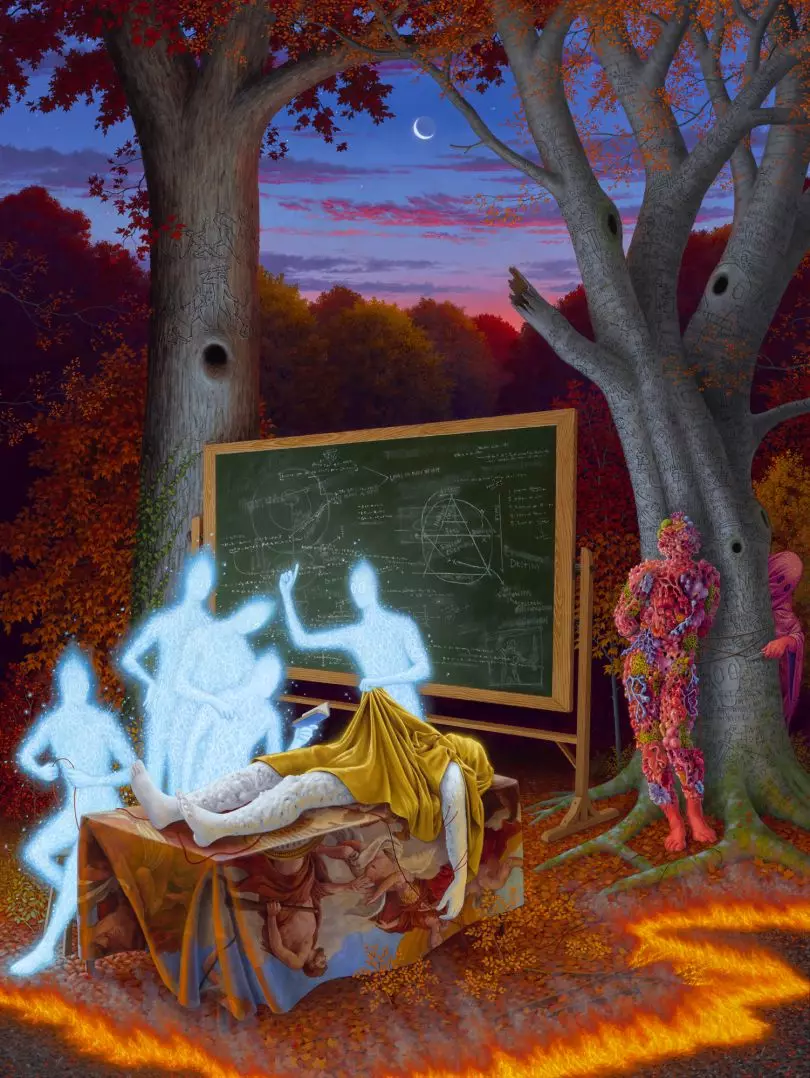 آخرین نقاشی های رنگ روغن هنرمند آدریان کاکس داستان موجودات افسانه ای را روایت می کند که امیدوارند جهان را تسخیر کنند. 1530_1