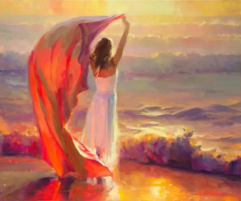 Ocean Breeze de [Steve Henderson](https://www.stevehendersonfineart.com/), fost câștigător