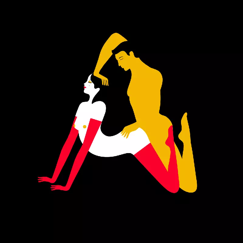 Kama Sutra AZ los ntawm Malika Favre yog ib qho erotic typographic masterpiece