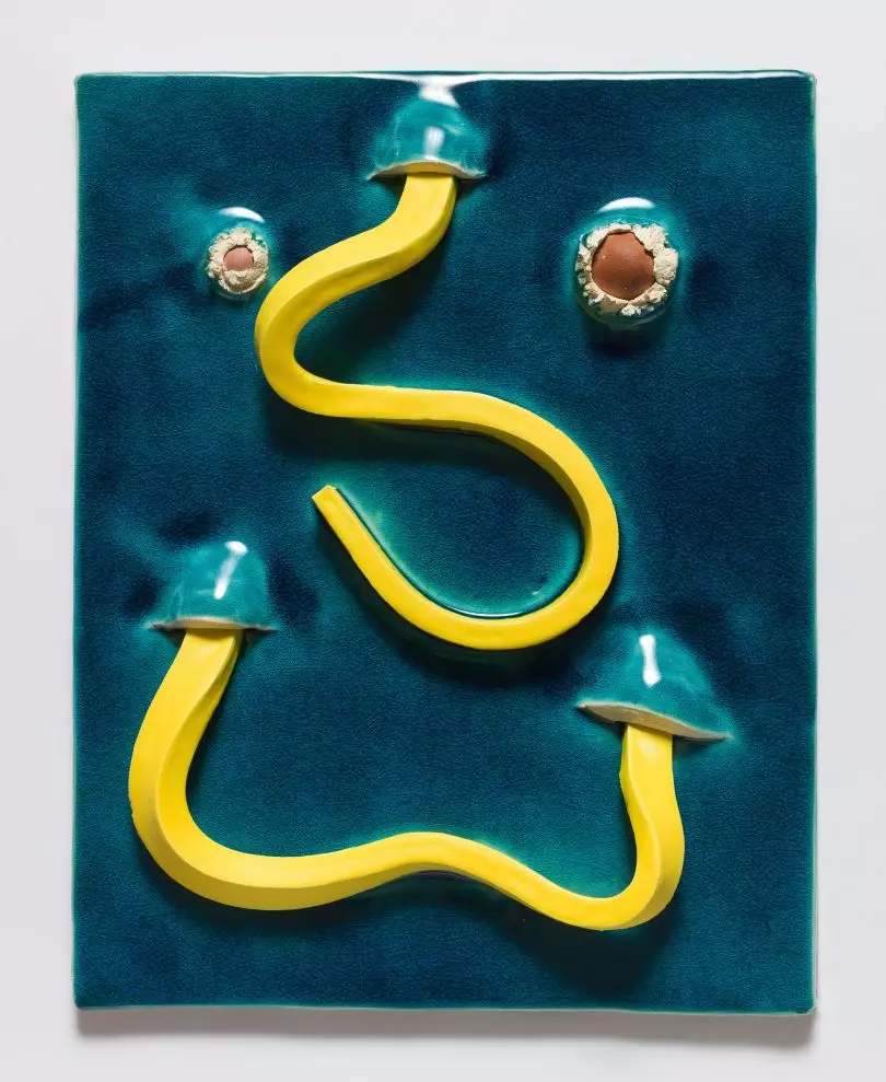 Джонатан Балдок, Маске XXIII, 2019, керамика, 31 x 35 см. Авторлык хокукы Джонатан Балдок. Рәссам һәм Стивен Фридман галереясе, Лондон