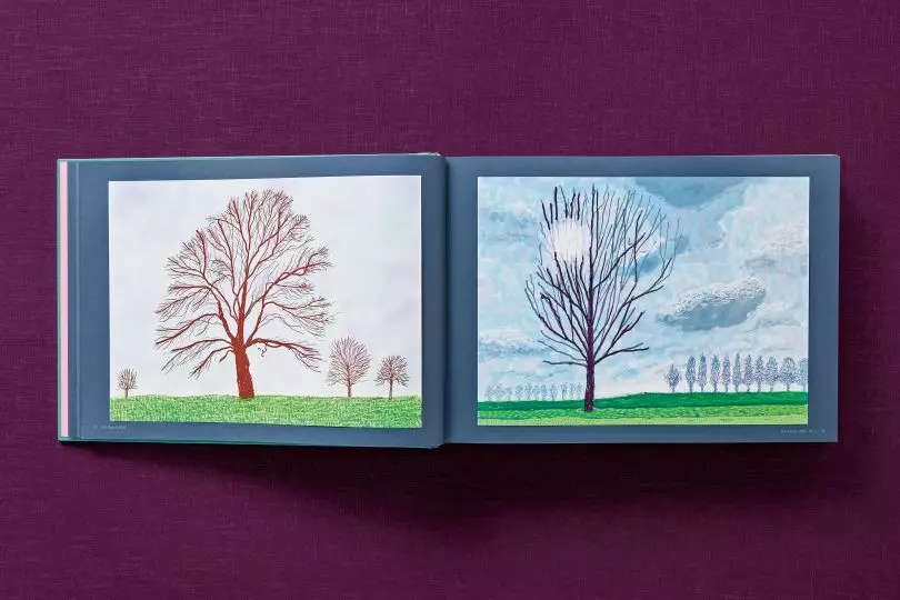Deluxe David Hockney book captures the changing seasons of the year 2020 166_5