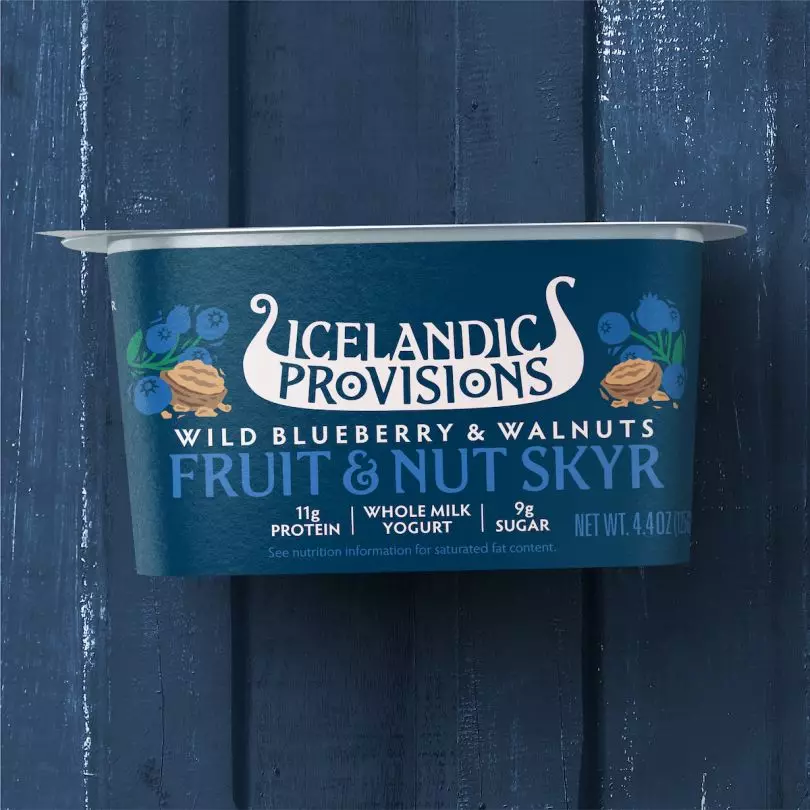 Si Turner Duckworth nagmugna sa Viking-inspirar nga bag-ong pagkatawo alang sa dairy brand nga Icelandic Provisions 1687_2