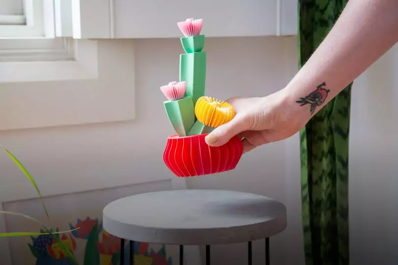 اسپاٹ لائٹ آن: واہ ماؤنٹین کے خوش کن 3D پرنٹ شدہ بائیو پلاسٹک پھول اور کیکٹی 184_1