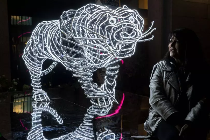 Harimau neon, ular dan kata-kata positif oleh Chila Burman menerangi Covent Garden for Pride 1891_4