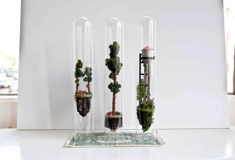 Micro Matter: Intricate vertical worlds crafted inside narrow test tubes by Rosa de Jong 1900_1