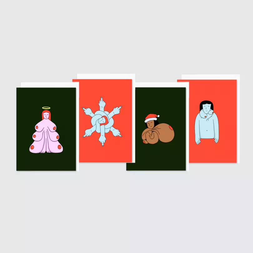 Cartes de Noël par Ana Curbelo