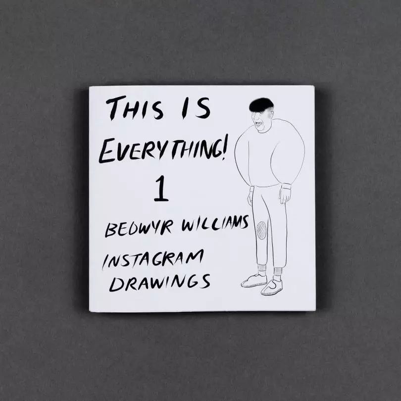 Dit is alles 1: Bedwyr Williams Instagram-tekeninge
