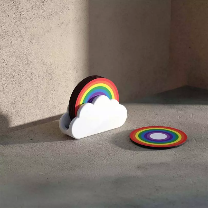 Rainbow Coasters by Pikkii