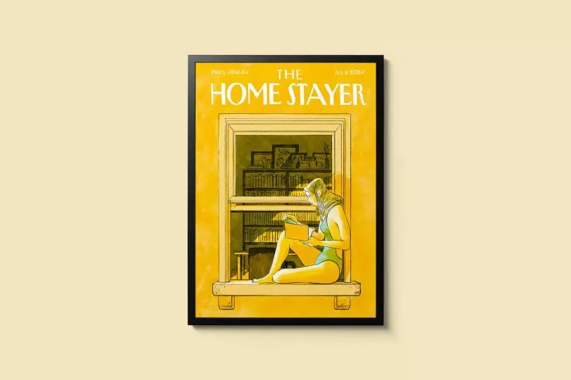 The Home Stayer โดย Luis Mendo สำหรับร้านพิมพ์ใหม่ของ Creative Boom