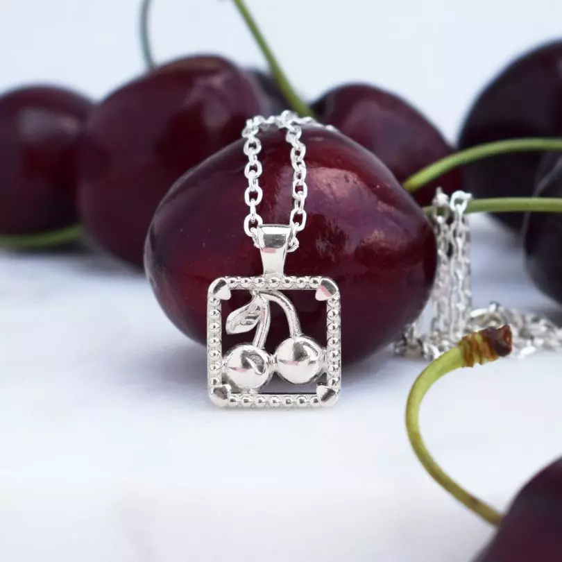 Cherry Necklace by Mood Good