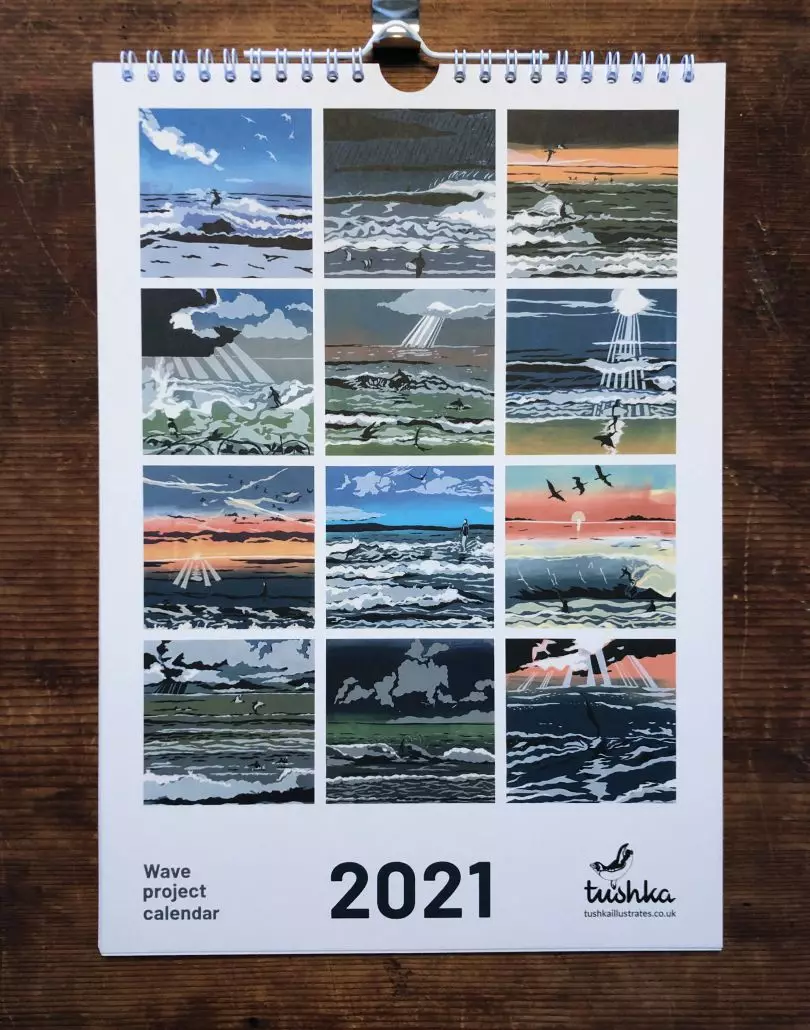 לוח השנה של Wave Project מאת כריסי מונסי