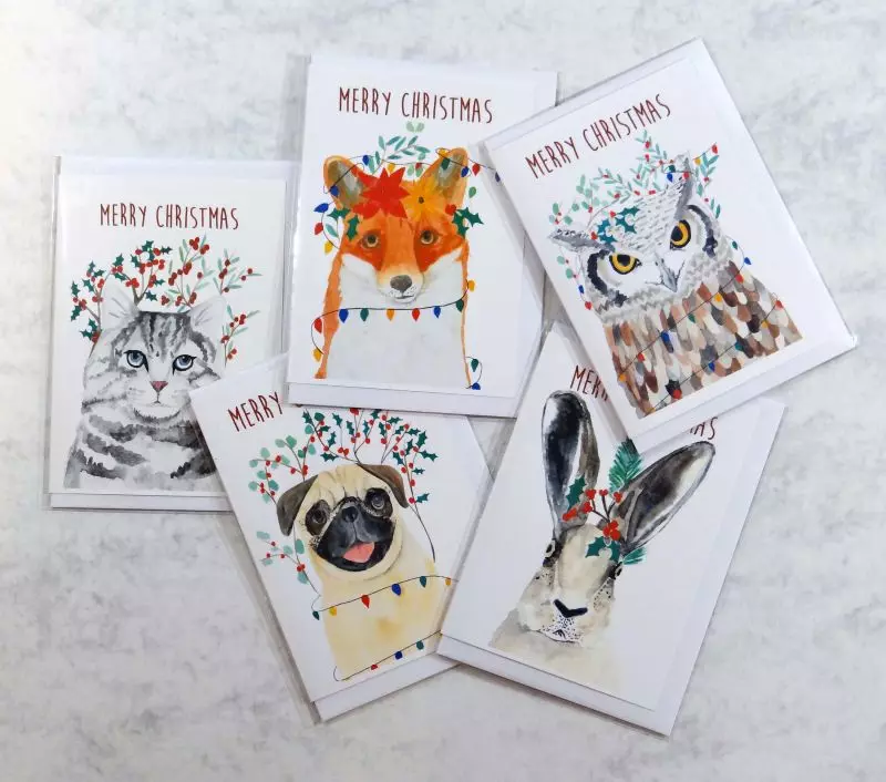Buy 'Just a Card' for Christmas to support independent shops, designers and makers