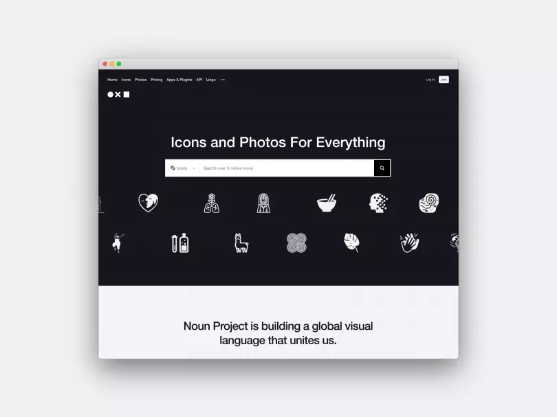 The Noun Project, kostenlose Icons