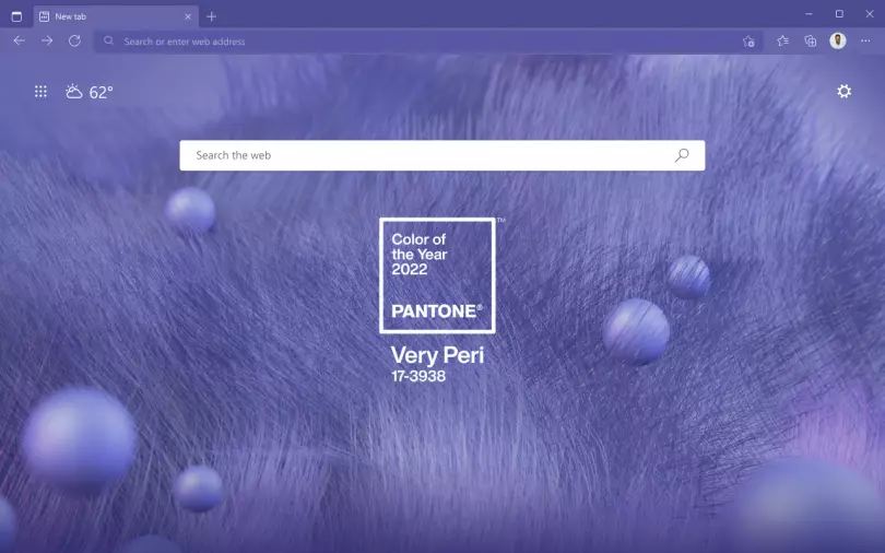 Very Peri se objeví v prohlížeči Edge a dalších aplikacích Microsoftu