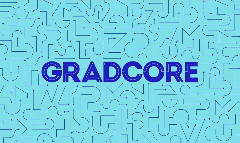 Gikuha sa Supple Studio ang Gradcore rebrand sa bag-ong direksyon gamit ang usa ka bespoke typeface sa FontFabric 2240_2