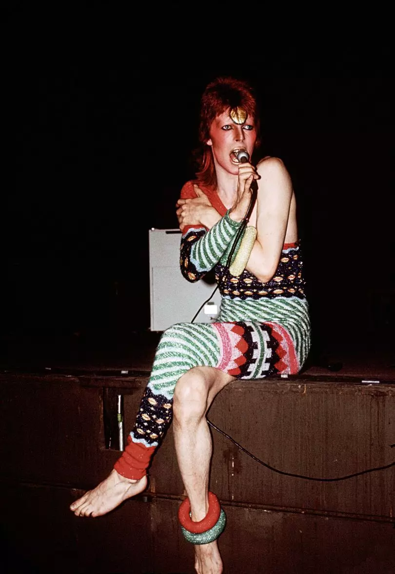 1973 年 5 月至 7 月的英国夏季巡演。版权所有：© Mick Rock