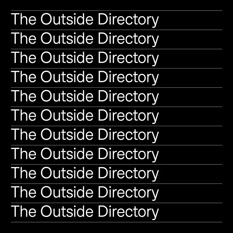Ang Outside Directory ay isang positibong puwersa upang kampeon ang mga creative sa labas ng London 226_1
