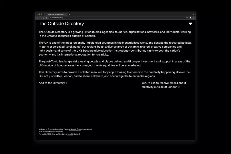 The Outside Directory — это позитивная сила для защиты творческих людей за пределами Лондона. 226_2