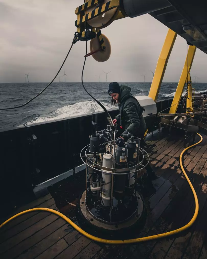 Ciência marinha no navio de pesquisa Simon Stevin, Bélgica © Konsta Punkka