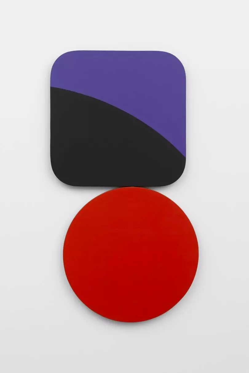 © Leon Polk Smith, Constellation – Square Circle Violet Black Red, 1967