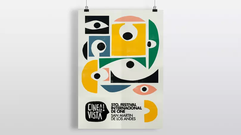 A viva identidade de marca de Leo Franchi para un festival de cine de Arxentina, inspirada en Saul Bass 2409_2