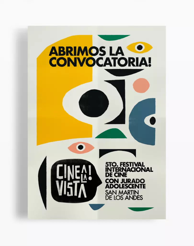 La vivace brand identity di Leo Franchi per un festival cinematografico argentino, ispirato a Saul Bass 2409_4