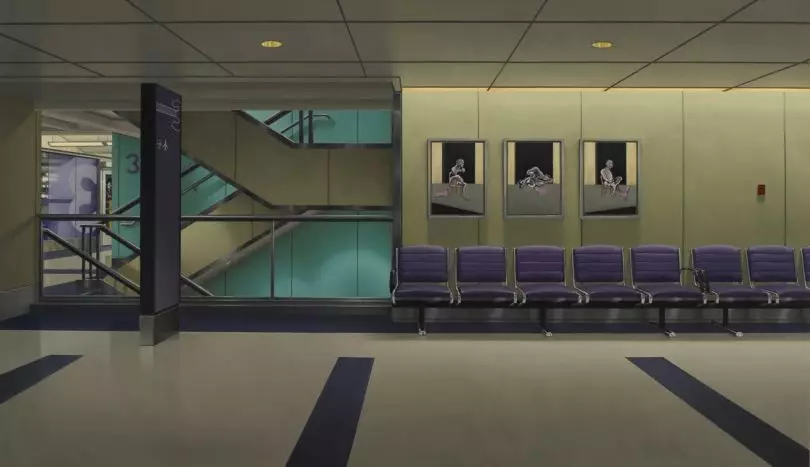 Level 3 Waiting Zone (le Francis Bacon), 2019. © Peter Harris