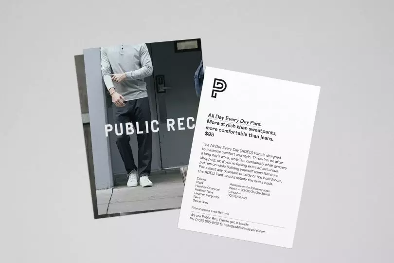 Studio Build and Reed Words create ‘simplified’ identity for ‘smart leisurewear’ brand Public Rec 2506_5